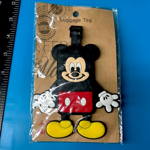 new | Other | New Mickey Mouse Design Luggage Tag | Poshmark